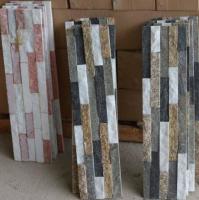 China Natural Quartzite Granite Culture Stone Ledgestone Panel Mixed Colors 600x150mm for sale