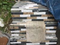China Natural Quartzite Granite Culture Stone Ledgestone Panel Mixed Colors 600x150mm for sale