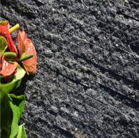 China Black Diamond Quartzite Ledgestone Waterfall Retaining Wall Panel 600x150mm for sale