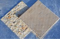 China Golden Yellow Marble Mosaic 305x305mm Natural Stone Wall Tile for Interior Decor for sale