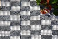 China Stone Wall Mosaic Tiles, Interior Stone Mosaic Pattern, Mosaic Wall Cladding, Mosaic Sheet for sale