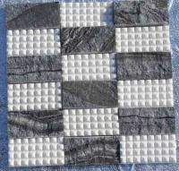 China Stone Wall Mosaic Tiles, Interior Stone Mosaic Pattern, Mosaic Wall Cladding, Mosaic Sheet for sale
