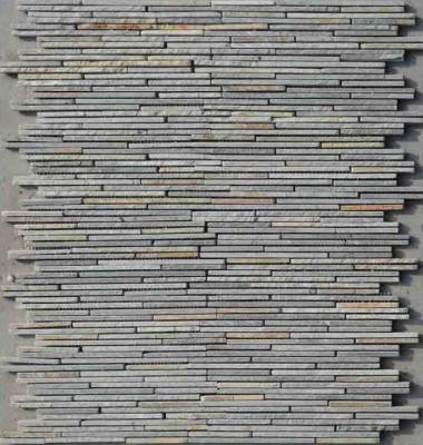 China Oyster Quartzite Mosaic 305x305mm Natural Stone Wall Tile for Interior Decor for sale