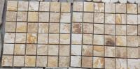 China New Oyster Quartzite Mosaic 305x305mm Natural Stone Wall Tiles for Interior Decoration for sale