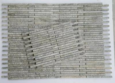 China Green Quartzite Mosaic Wall Tile 305x305mm Natural Stone Mosaic for Interior Decor for sale