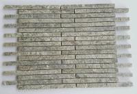China Green Quartzite Mosaic Wall Tile 305x305mm Natural Stone Mosaic for Interior Decor for sale