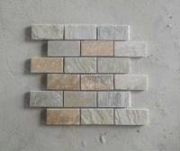 China Oyster Quartzite Mosaic 305x305mm Natural Stone Wall Tile for Interior Decor for sale