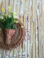 China Yellow Wooden Sandstone Mini Culture Stone 600x150mm Waterfall Shape Ledgestone for sale