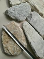 China Yellow Quartzite Tumbled Random Flagstone 30-50cm Natural Paving Stone for Patio for sale