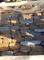 China Rustic Blue Quartzite Field Stone Veneer 2-3.5cm Natural Ledgestone Cladding for sale