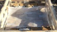 China Rustic Blue Quartzite Field Stone Veneer 2-3.5cm Natural Ledgestone Cladding for sale