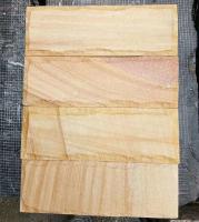 China Yellow Sandstone Mushroom Wall Cladding Stone 30x10cm Natural Pillar Stone for Outdoor Decoration for sale