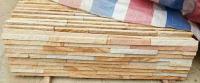 China Yellow Sandstone Mini Stacked Stone,Sandstone Waterfall Shape Ledgestone,Yellow Stone Cladding for sale