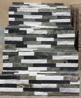China Mixed Colors Quartzite Stone Cladding Thin Veneer 600x150mm Ledgestone Panel for sale