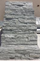 China Green Quartzite Thin Stone Veneer 600x150mm Natural Z Cladding for Wall Decor for sale