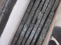 China Black Quartzite Mini Stacked Stone Ledgestone 600x150mm Natural Stone Veneer for sale