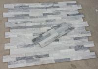 China Cloudy Grey Quartzite Z Clad Stone Cladding 600x150mm Natural Split Thin Stone Veneer for sale
