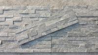 China Green Quartzite Z Clad Stone Cladding Thin Veneer 600x150mm Natural Rough Surface for sale