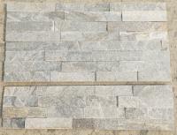 China Grey Quartzite Ledgestone Natural Thin Stone Veneer 600x150mm Wall Cladding for sale
