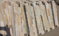 China Oyster Split Face Ledgestone Natural Quartzite Stone Cladding 600x150x15-25mm for sale