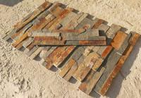 China China Rusty Slate Ledgestone,Split Face Slate Thin Stone Veneer,Multicolor Slate Zclad Stacked Stone,Stone Cladding for sale