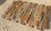 China China Rusty Slate Ledgestone,Split Face Slate Thin Stone Veneer,Multicolor Slate Zclad Stacked Stone,Stone Cladding for sale