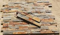 China China Rusty Slate Ledgestone,Split Face Slate Thin Stone Veneer,Multicolor Slate Zclad Stacked Stone,Stone Cladding for sale