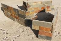 China China Rusty Slate Ledgestone,Split Face Slate Thin Stone Veneer,Multicolor Slate Zclad Stacked Stone,Stone Cladding for sale