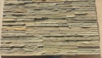 China Multicolor Rusty Slate Waterfall Stacked Stone Veneer 600x150mm Natural Split Wall Cladding for sale