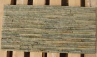 China Multicolor Rusty Slate Waterfall Stacked Stone Veneer 600x150mm Natural Split Wall Cladding for sale