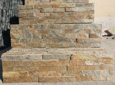 China Rustic Quartzite Stone Panels,Natural Quartzite Stone Cladding,Real Stacked Stone,Thin Stone Veneer,Rustic Ledger Panels for sale