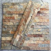 China Rustic Quartzite Stone Panels,Natural Quartzite Stone Cladding,Real Stacked Stone,Thin Stone Veneer,Rustic Ledger Panels for sale