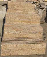 China Sesame Yellow Granite Culture Stone Ledgestone 600x150mm Wall Cladding for sale