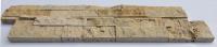 China Natural Travertine Ledger Panels 600x150mm Stacked Stone Veneer for Wall Cladding for sale