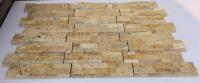 China Natural Travertine Ledger Panels 600x150mm Real Stone Veneer for Wall Cladding for sale