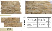 China Natural Travertine Ledger Panels 600x150mm Real Stone Veneer for Wall Cladding for sale