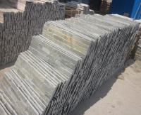 China Grey Slate Split Face Stone Cladding 600x150mm Natural Riven Ledgestone Veneer for sale