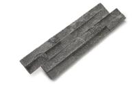 China Grey Slate Zclad Stone Panels 600x150mm Split Face Stacked Stone Cladding Natural Culture Stone for sale