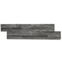 China Grey Slate Zclad Stone Panels 600x150mm Split Face Stacked Stone Cladding Natural Culture Stone for sale