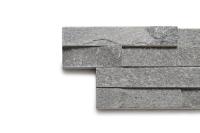 China Grey Slate Zclad Stone Panels 600x150mm Split Face Stacked Stone Cladding Natural Culture Stone for sale