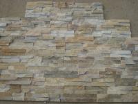 China Oyster Grooved Slate Ledgestone 600x150mm Natural Split Stone Veneer for Wall Cladding for sale