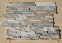 China Oyster Grooved Slate Ledgestone 600x150mm Natural Split Stone Veneer for Wall Cladding for sale