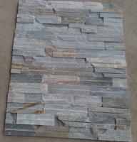 China Oyster Grooved Slate Ledgestone 600x150mm Natural Split Stone Veneer for Wall Cladding for sale
