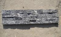 China Dark Grey Granite Stone Cladding Natural Split Ledgestone 600x150mm for Indoor Outdoor Wall for sale