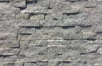 China Dark Grey Granite Stone Cladding Natural Split Ledgestone 600x150mm for Indoor Outdoor Wall for sale