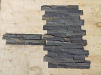 China Iron Rust Slate Stacked Stone Veneer 600x150mm Natural Split Wall Cladding for sale