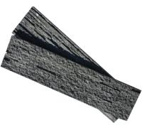 China China Black Galaxy Mini Stacked Stone Ledgestone Natural Stone Veneer Wall Panel 600x150mm for sale
