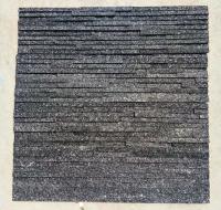 China China Black Galaxy Mini Stacked Stone Ledgestone Natural Stone Veneer Wall Panel 600x150mm for sale