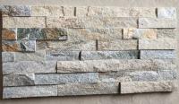 China Colorful Forest Quartzite Stacked Stone Veneer 600x150mm Natural Stone Cladding for sale