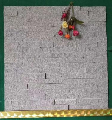 China G654 Grey Granite Ledger Panels Natural Stacked Stone Veneer 600x150x15-25mm for sale
